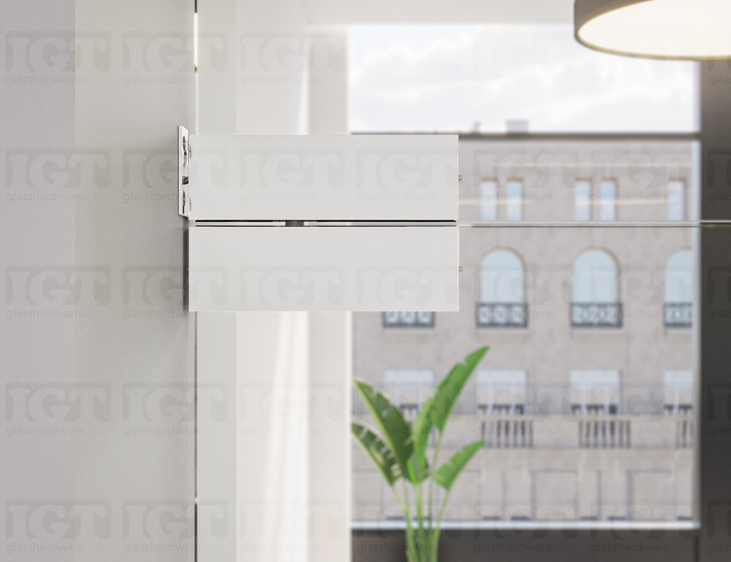 Top Patch Fitting - Polished Stainless